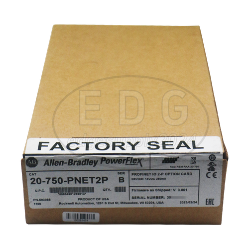 New Original Allen-Bradley 20-750-PNET2P PowerFlex 750 2-port PROFINET ...