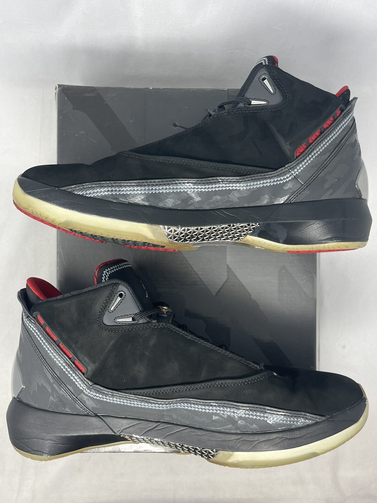 Size 11.5 - Air Jordan 22 OG Black Varsity Red for sale online | eBay