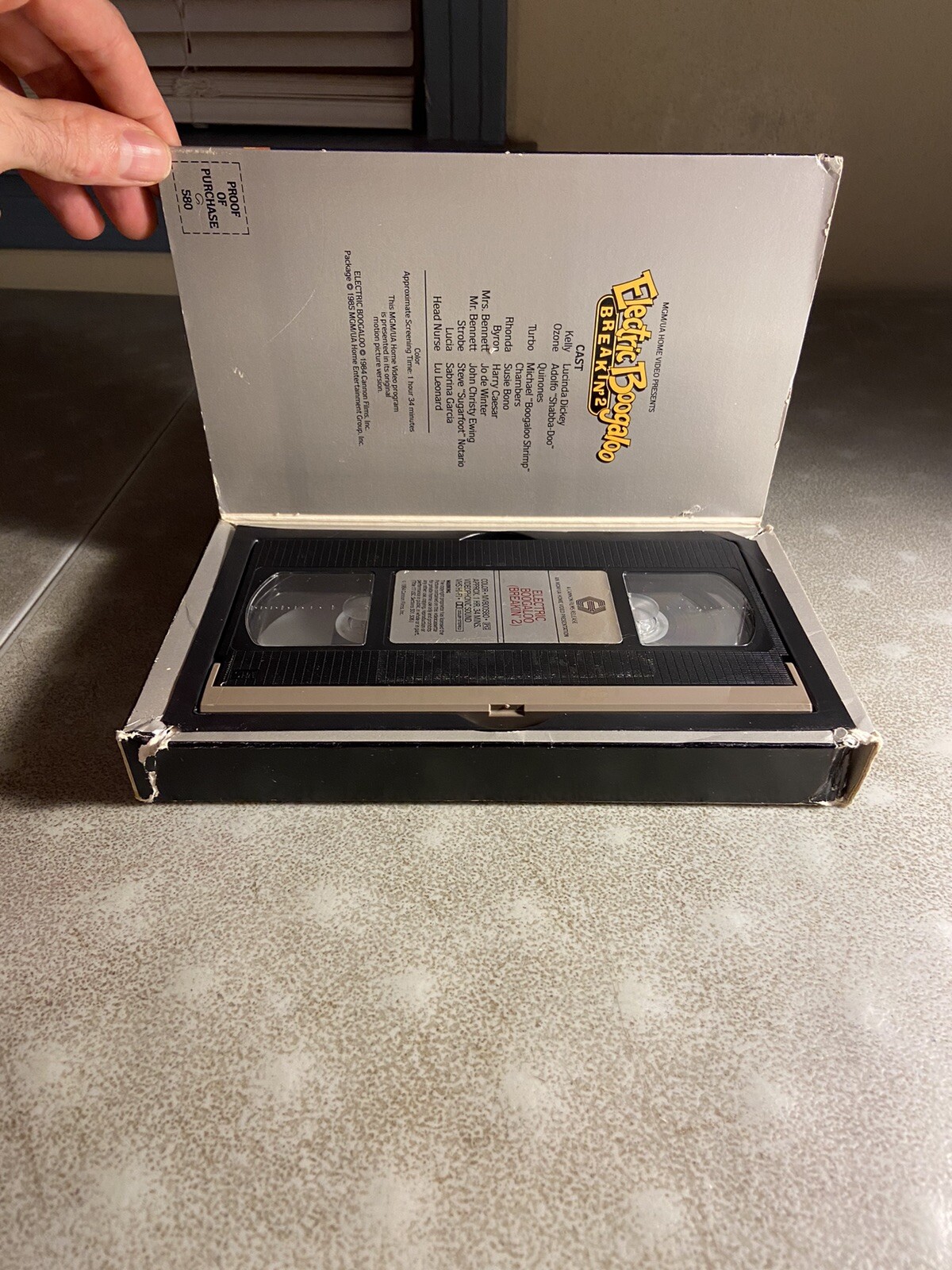 Electric Boogaloo Breakin’ 2 VHS 1985 MGM UA Big Book Box Cannon Rappin ...