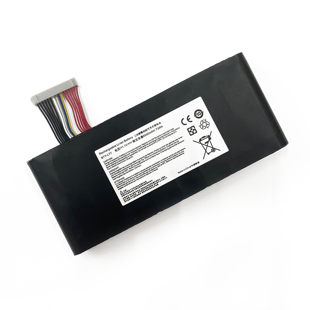 Battery for MSI gt72vr-6re16h51 (001785-sku6) GT72S-6QF32SR45BWR LGT72 ...