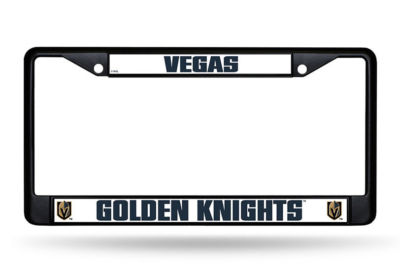 Las Vegas Golden Knights BLACK Chrome License Plate Tag Frame FREE SHIP ...