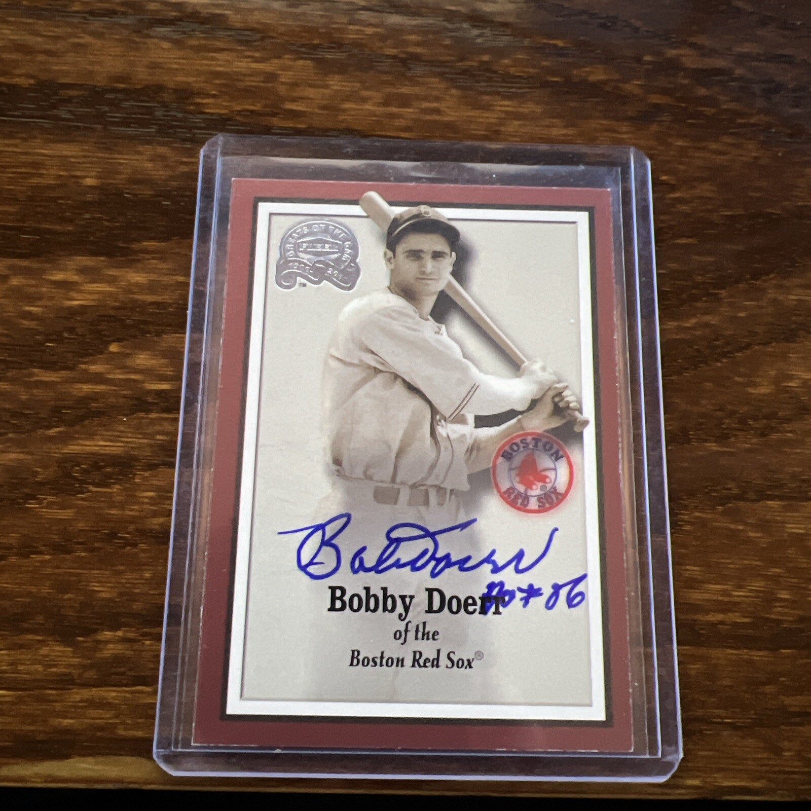 Bobby Doerr Signed 2000 Fleer Greats Of The Game Card HOF Autograph | eBay