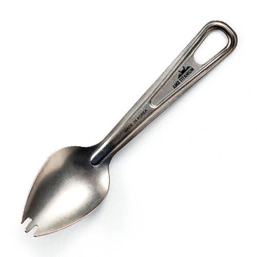 AMG Titanium Spork Lightweight Outdoor Camping Backpacking Cookware ...