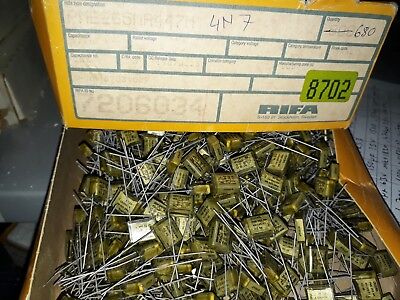 20PCS NOS RIFA 4700pf 250Vac Y2 SUPPRESSION METALLIZED PAPER ...