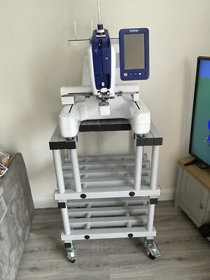 Brother PR & VR Embroidery Machine Wheeled Stand THIS IS FOR STAND ONLY ...