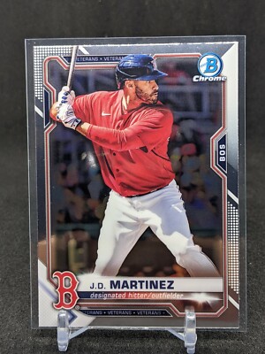 2021 Bowman Chrome Base #58 J.D. Martinez - Boston Red Sox | eBay