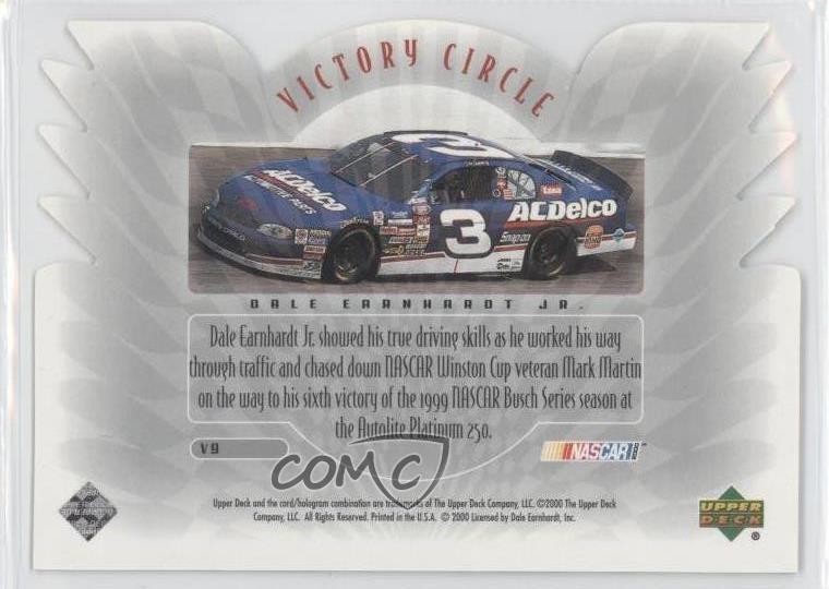 2000 Upper Deck Victory Circle Victory Circle Dale Earnhardt Jr #V9 HOF ...