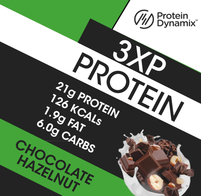 Protein Dynamix 3XP Protein 1kg (Banana, Choc Hazelnut, Salted Caramel ...