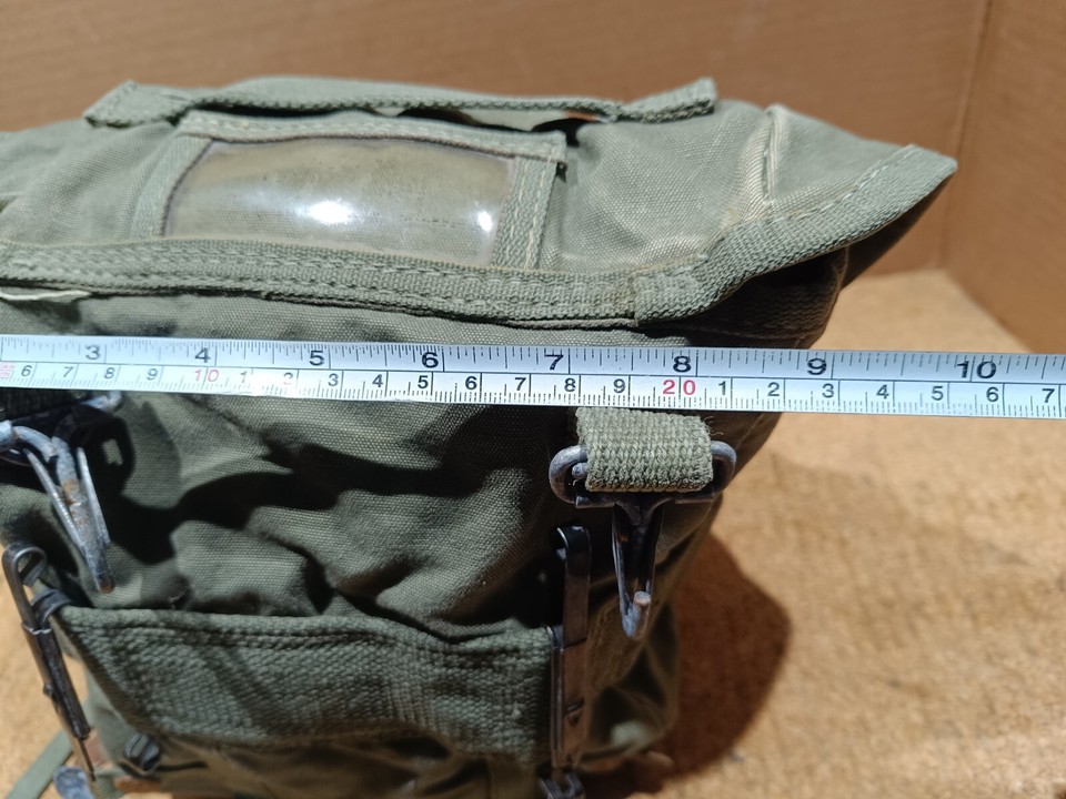 Vintage US MILITARY ARMY M71 TYPE MUSETTE FIELD CANVAS BAG BACK PACK ...