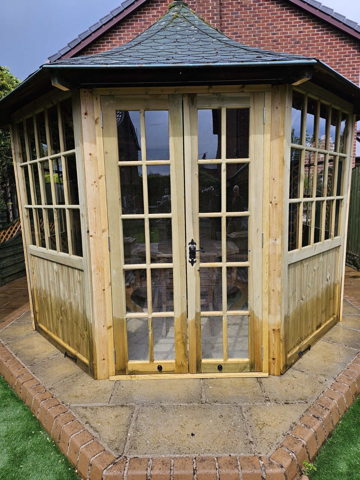 Gorgian ( French) Doors and windows for Summerhouse with glass, frama ...