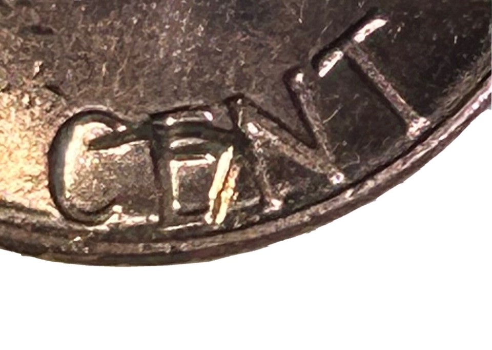 1984 No Mint Mark Penny With Multiple Very Rare Strikethrough Errors | eBay