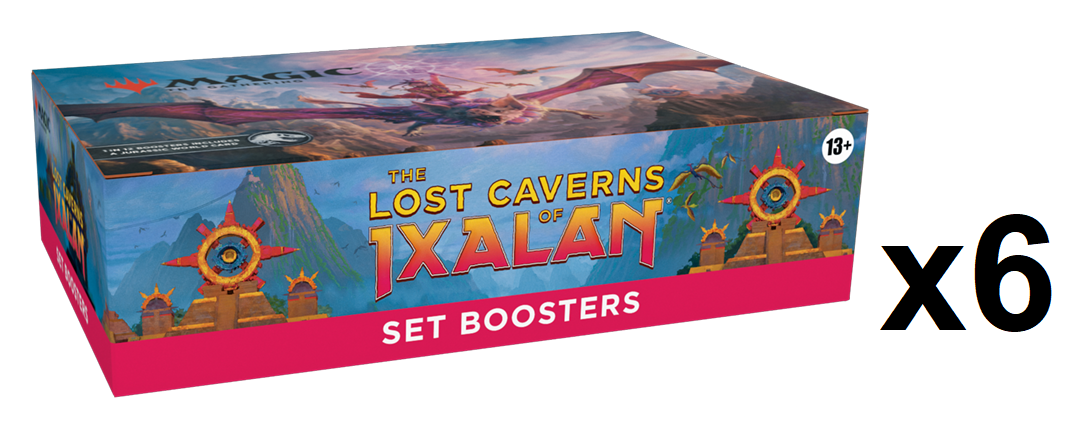 SEALED CASE! 6x Set Booster Box Lost Caverns of Ixalan LCI MTG | eBay