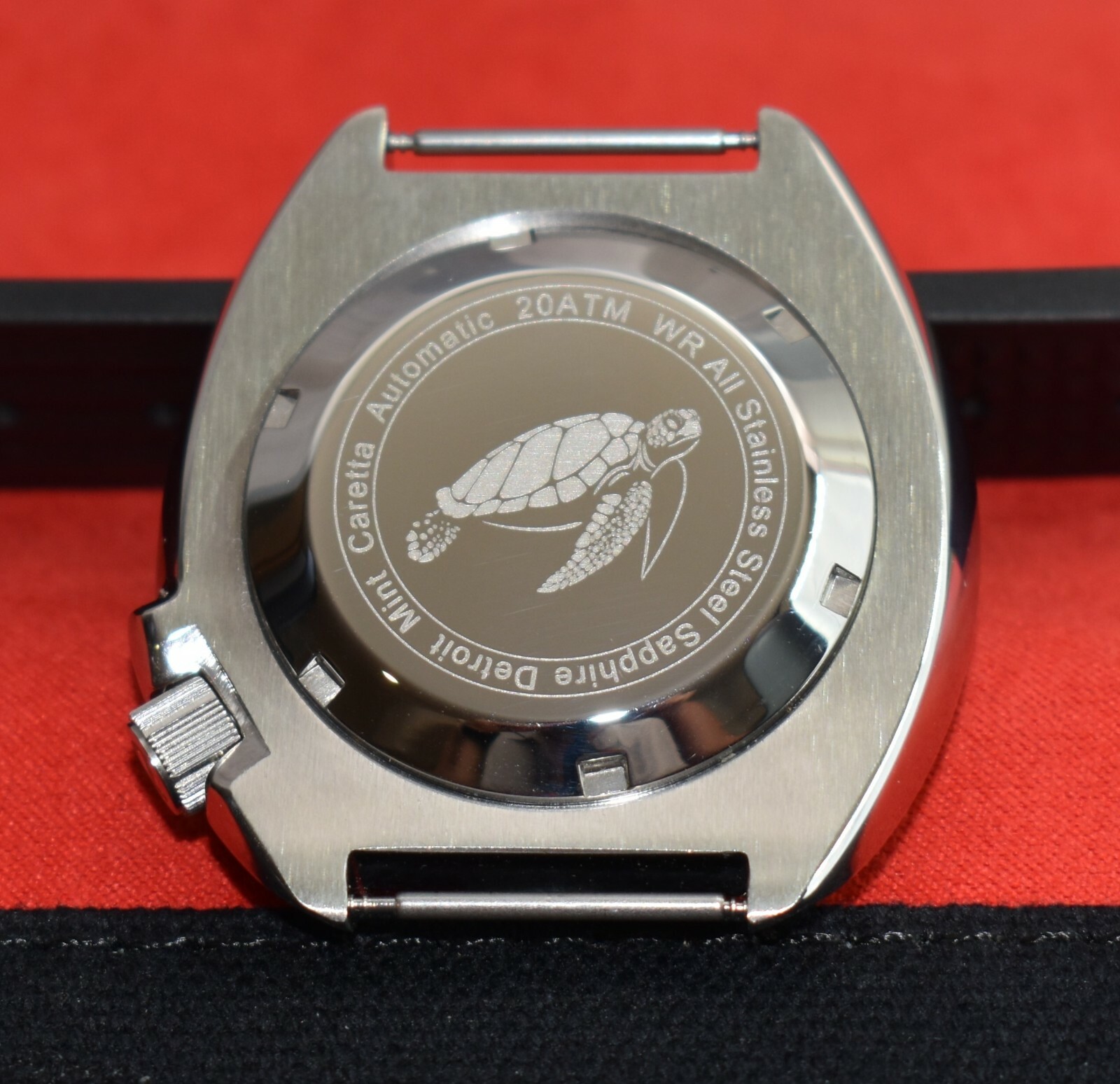 Detroit Mint Rally Diver Red Light Automatic Watch | eBay