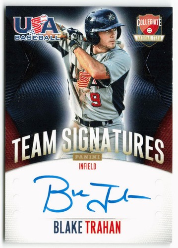 2014 Blake Trahan Panini USA Rookie Auto 154/399 | eBay