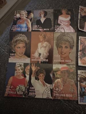 Princess Diana stamp sets 18 stamps | eBay