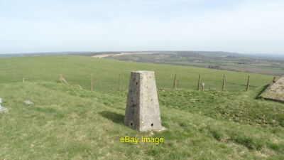 Photo 6x4 Trig point on Wether Down, Leydene Park Coombe c2018 | eBay UK
