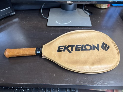 Vintage Ektelon Marathon Graphite Racquetball Racket With leather case ...