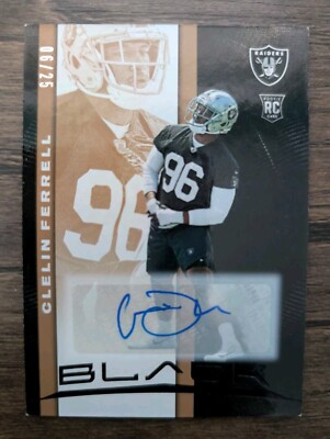 CLELIN FERRELL 2019 Panini Black AUTO /25 Card PWE | eBay