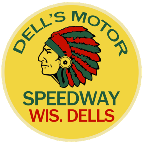 Dells Motor Speedway Vintage, Wisconsin Dells, Racing sticker, Indian ...