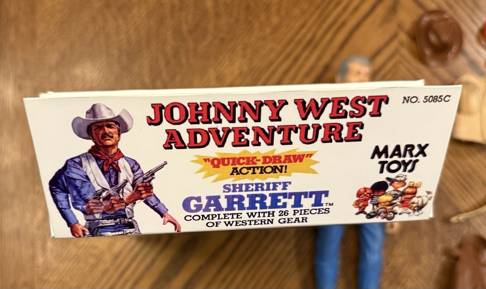Marx Johnny West Adventure Vintage JWA Quick-Draw Sheriff Garrett w ...