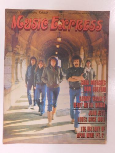Music Express Magazine Canada 48 Pages Complete March 1982 | eBay