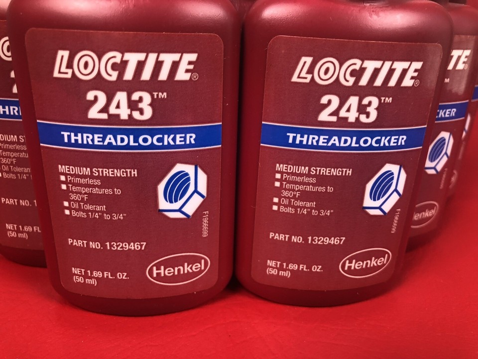 Henkel Loctite 243 50ml Medium Strength Threadlocker FIX Screw Adhesive ...
