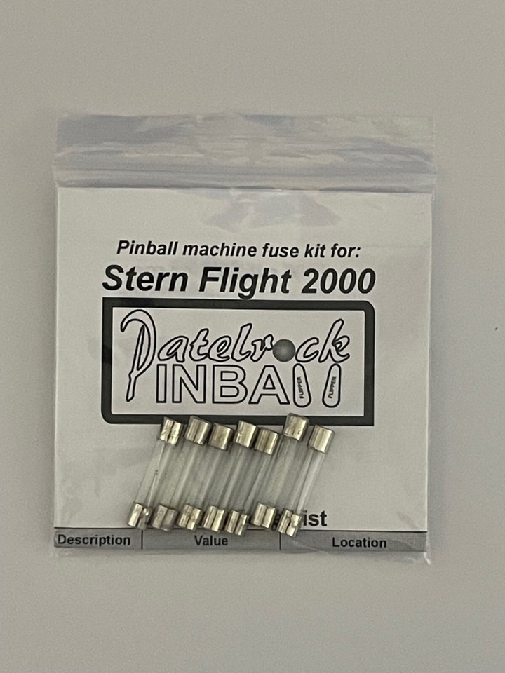 Stern Pinball Machine Fuse Kit **Select Your Pinball** | eBay