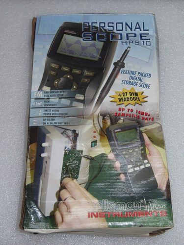 Velleman Instruments HPS10 Hand Held Personal Oscilloscope Scope for ...