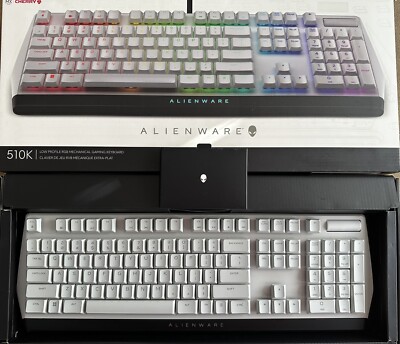 Alienware AW510K RGB Mechanical Gaming Keyboard - Lunar Light ...