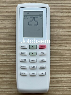 Air Conditioner Remote Control Braemar BSHV25D1S, BSHV35D1S, BSHV50D1S ...