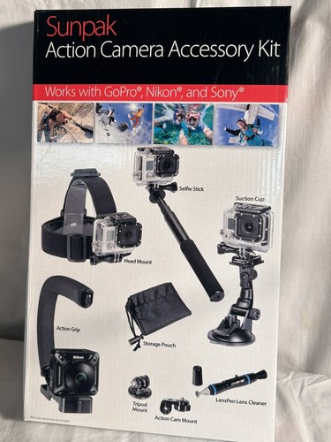 Sunpak Action Camera Accessory Kit for GoPro Nikon Sony | eBay