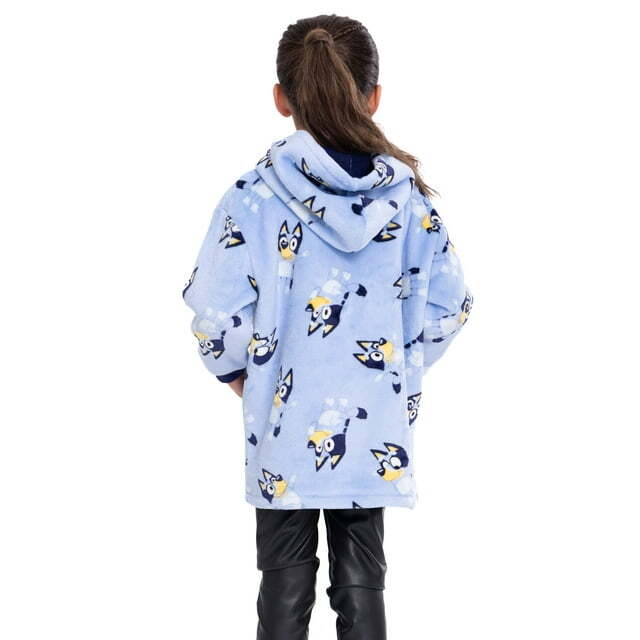 Disney Bluey Oversized Pajama Hoodie Boy Girl Toddler 2T 3T 4T 5T 5 ...