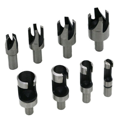 Wood Plug Cutter / Cutting Set Dowel Maker Tool Shank Drill Bits Set | eBay
