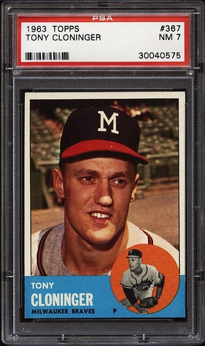 1963 Topps - Tony Cloninger #367 for sale online | eBay