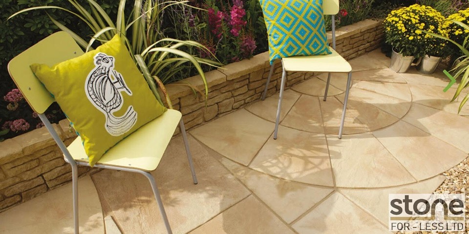 BRADSTONE OLD RIVEN AUTUMN COTSWOLD 300X450mm PATIO PAVING SLABS CODE ...