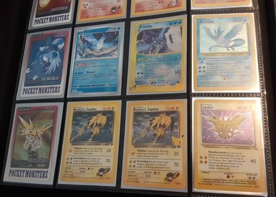 Pokemon Binder Lot. Vintage - Modern. Moltres, Zapdos, Articuno Bundle ...