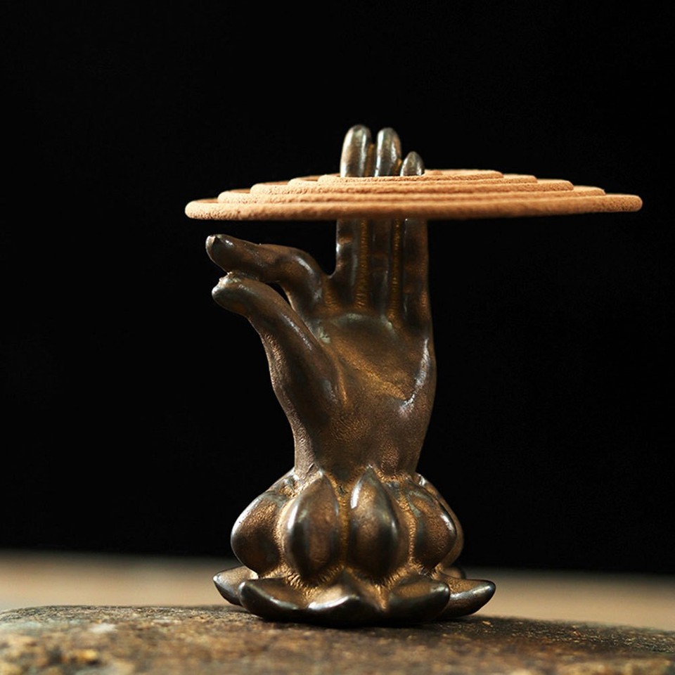 Versatile Incense Rack Ceramic Buddha's-hand Incense Coil Rack | eBay ...
