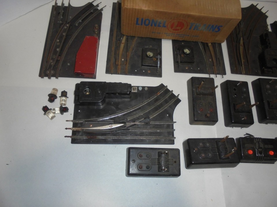 LIONEL LOT OF 0/27 GAUGE TRAIN TRACK SWITCHES VINTAGE POST WAR | eBay