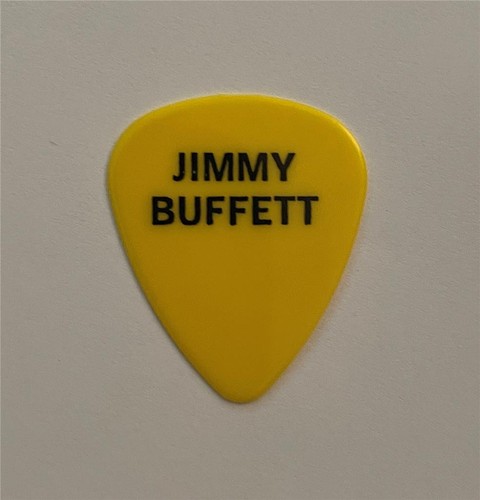 Jimmy Buffett Authentic Yellow Guitar Pick Margaritaville Key West | eBay