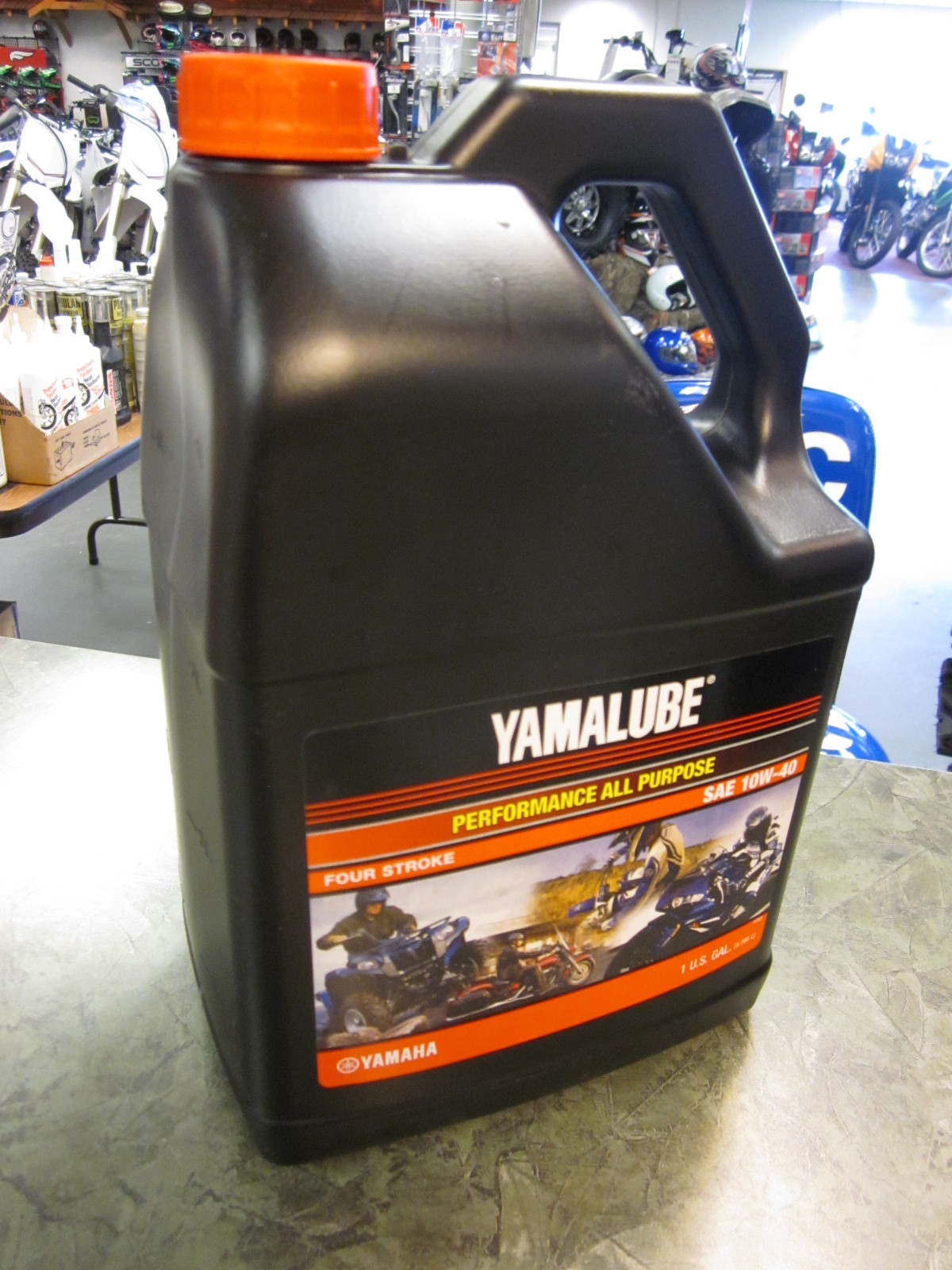 Yamalube Genuine Oil 1 Gallon Four Stroke 10W-40 yz250f yz450f ttr 110 ...