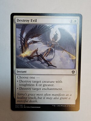 Destroy Evil - MTG Dominaria United - NM Instant 017/281 | eBay