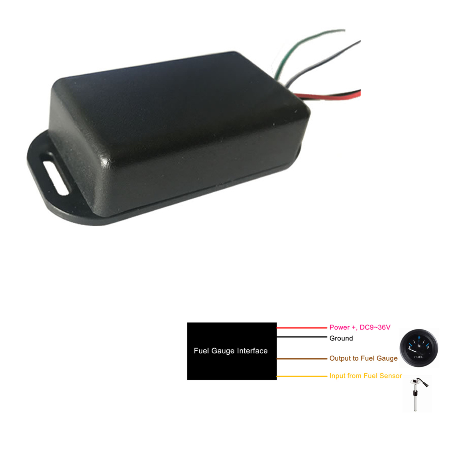 1x Fuel Gauge Interface Module Ohm Range Converter for Any Fuel Gauges ...