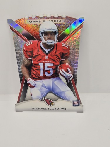 2012 TOPPS PLATINUM MICHAEL FLOYD ROOKIE #PDC-MF CARDINALS RC NFL DIE ...