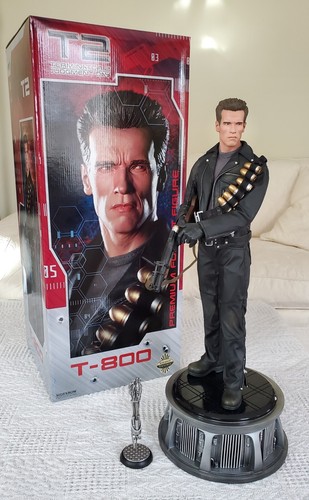 Sideshow Exclusive Terminator 2 T-800 1/4 Premium Format Figure Statue ...