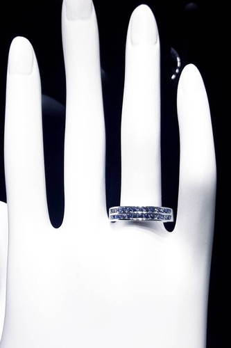 AMAZINGLY NATURAL SAPPHIRE HEATED ONLY DIAMOND CUT - STERLING 925 ...