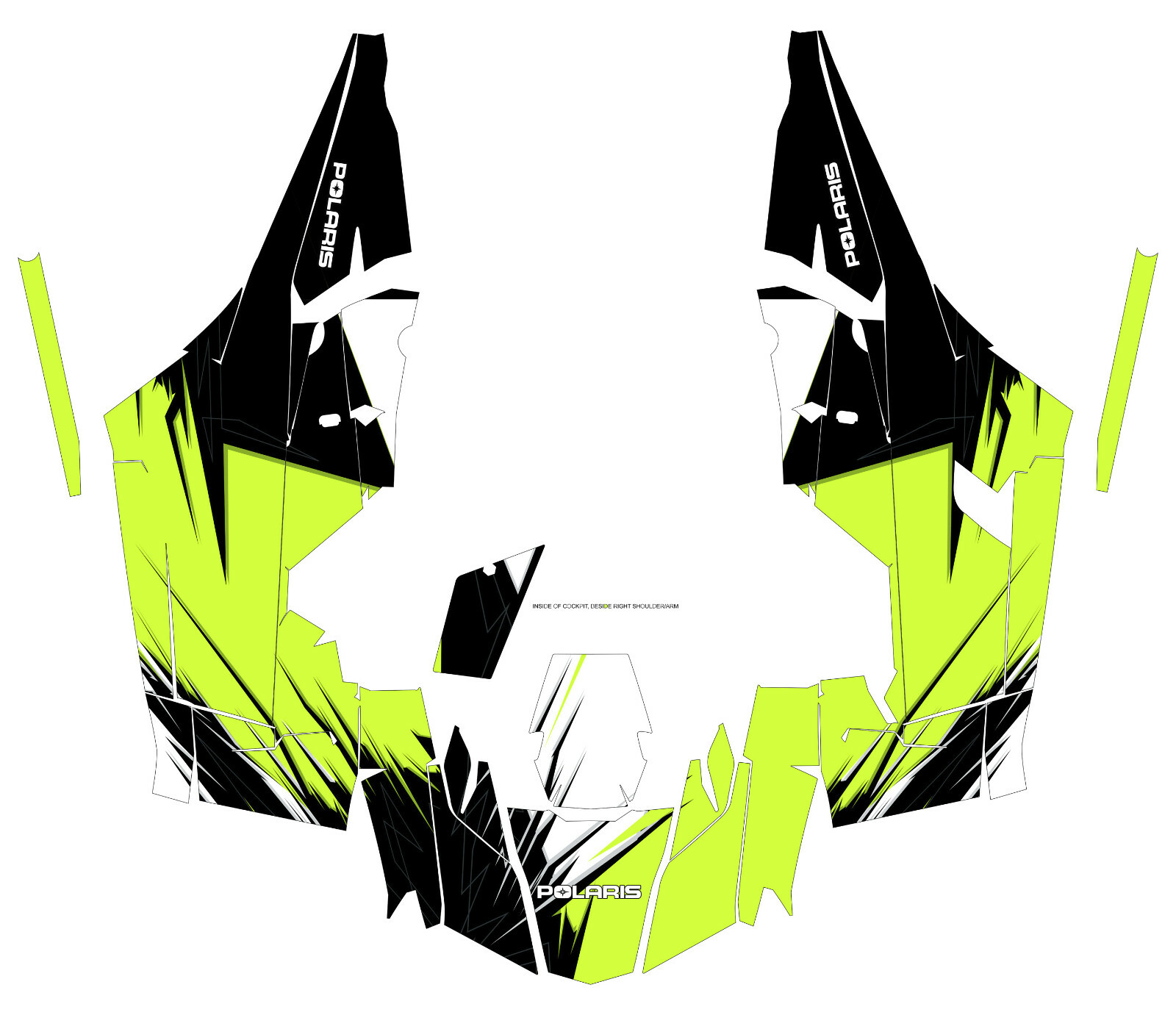 UTV Graphics Kit Side X Side Decal Sticker Wrap For Polaris RZR RS1 ...