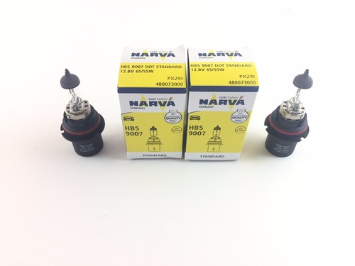 2x Narva HB5 Lamp 9007 Lamp 12V 65/55W 12.8v 65/55 Watt 12 Volt PX29t ...