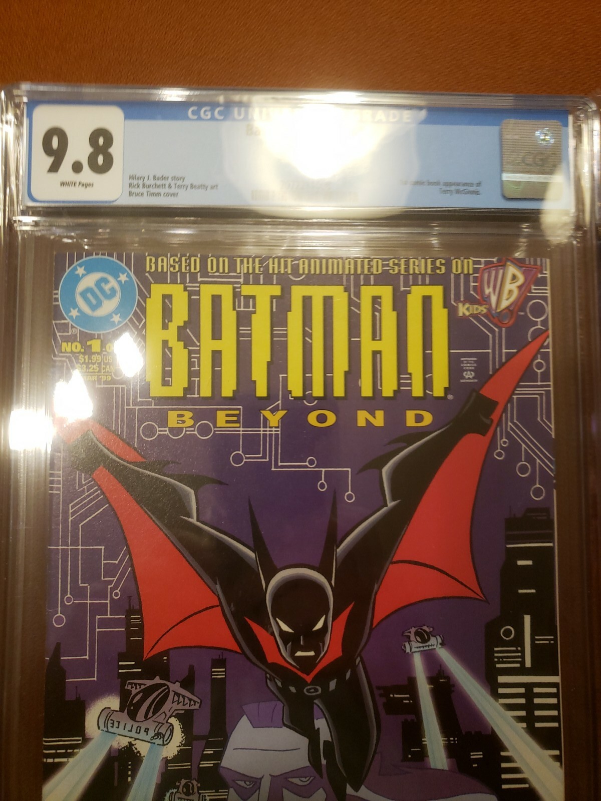 Batman Beyond #1 CGC 9.8 - Newsstand Edition DC - 1999 Super Rare NM ...