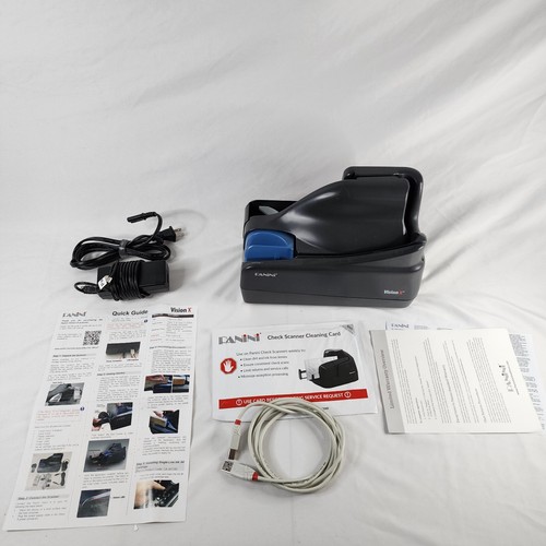 Panini Vision X Check Scanner USB 2.0 with Power Supply & Cables. | eBay