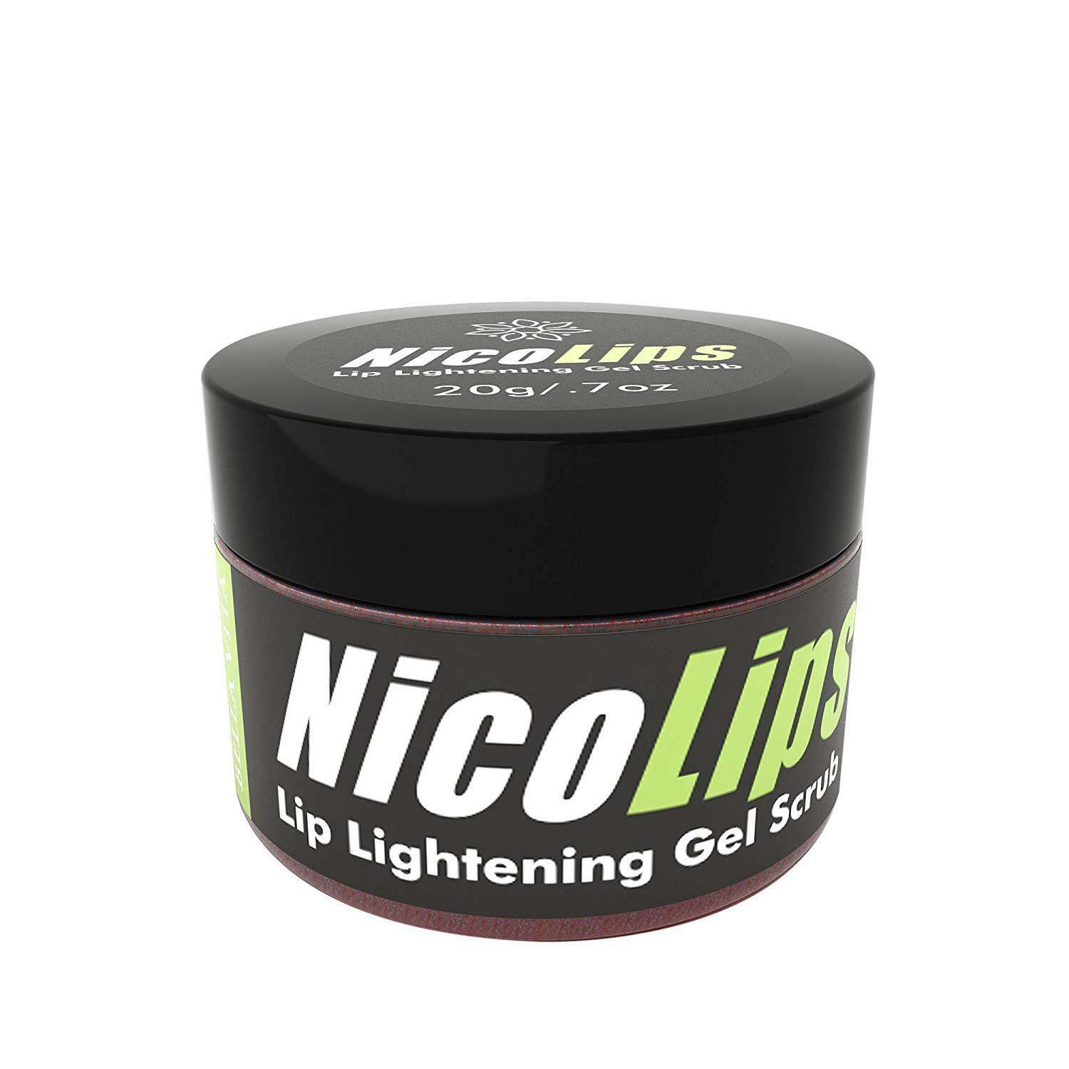 NicoLips Lip Lightening Gel scrub Removes Dark Lips & Nicotine Stains ...